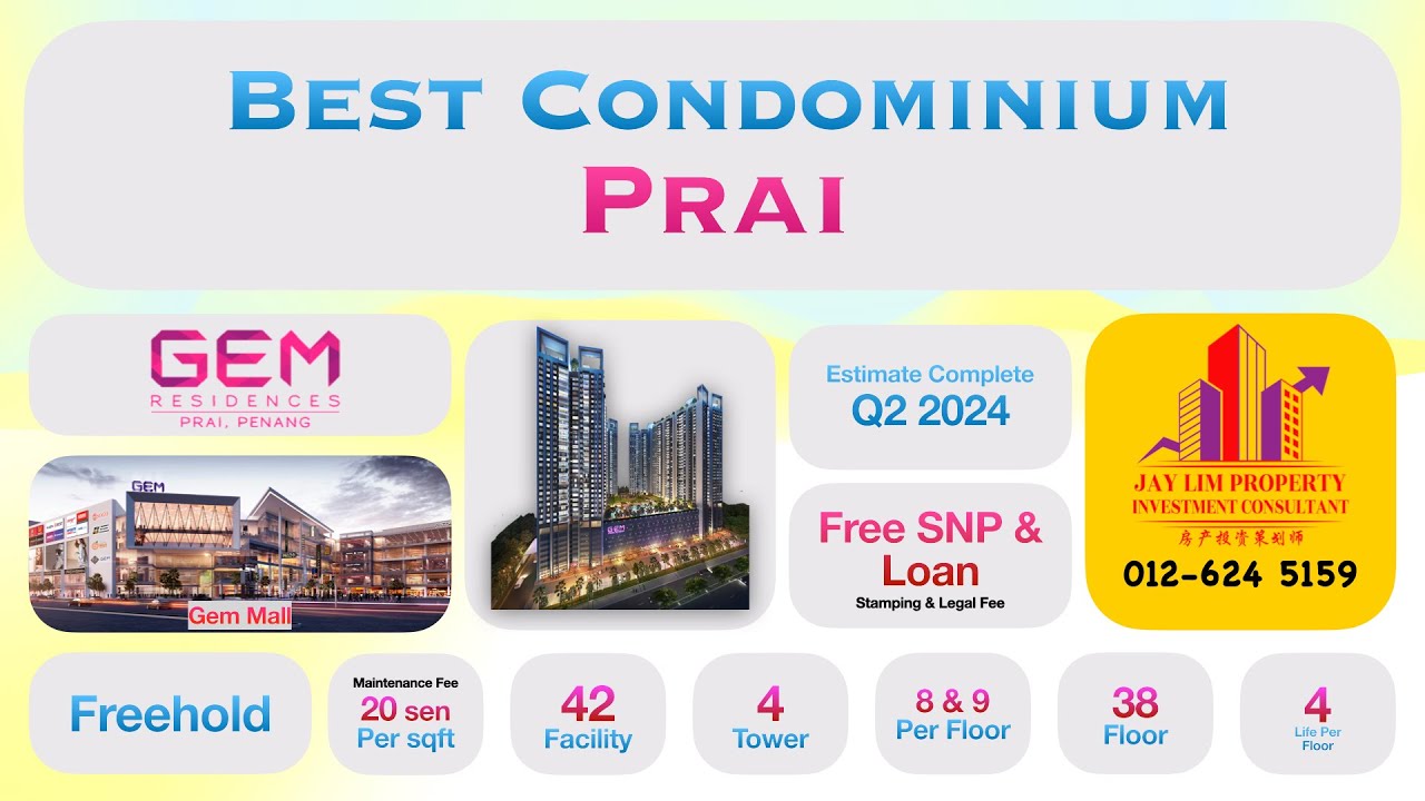 【GEM Residences】 by Belleview Group｜Prai - YouTube