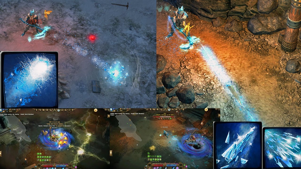 Frozen Sphere vs Ice Missile | Side to Side Comparison | Drakensang ...