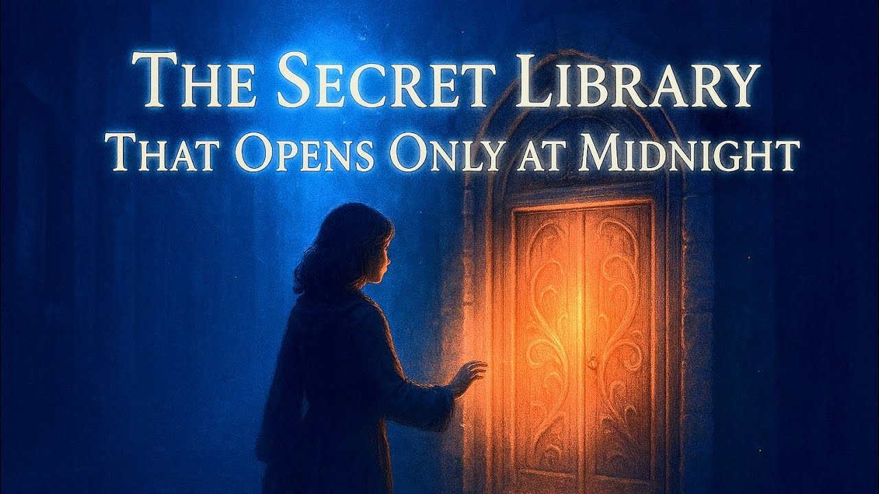 The Secret Library That Opens Only at Midnight 💤😔 |Deep Sleep Story for ...