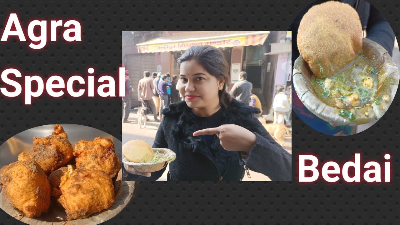 Agra Famous Food।Agra Famous Bedai । आगरा की Badai kachodi| - YouTube