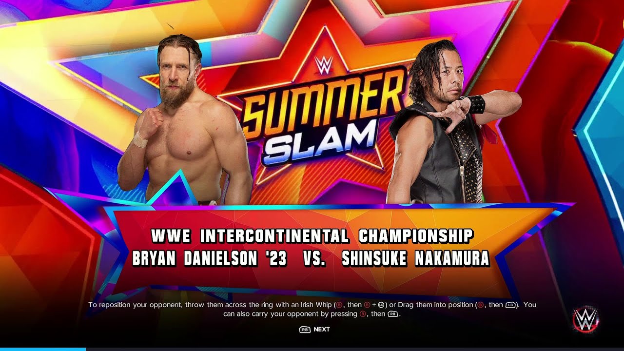 "WWE 2K23 Dream Match: Bryan Danielson vs. Shinsuke Nakamura!" - YouTube