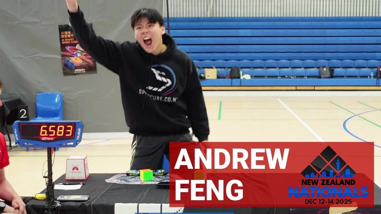 Andrew Feng breaks 3x3 and 4x4 Records at New Zealand Nationals 2025 ...