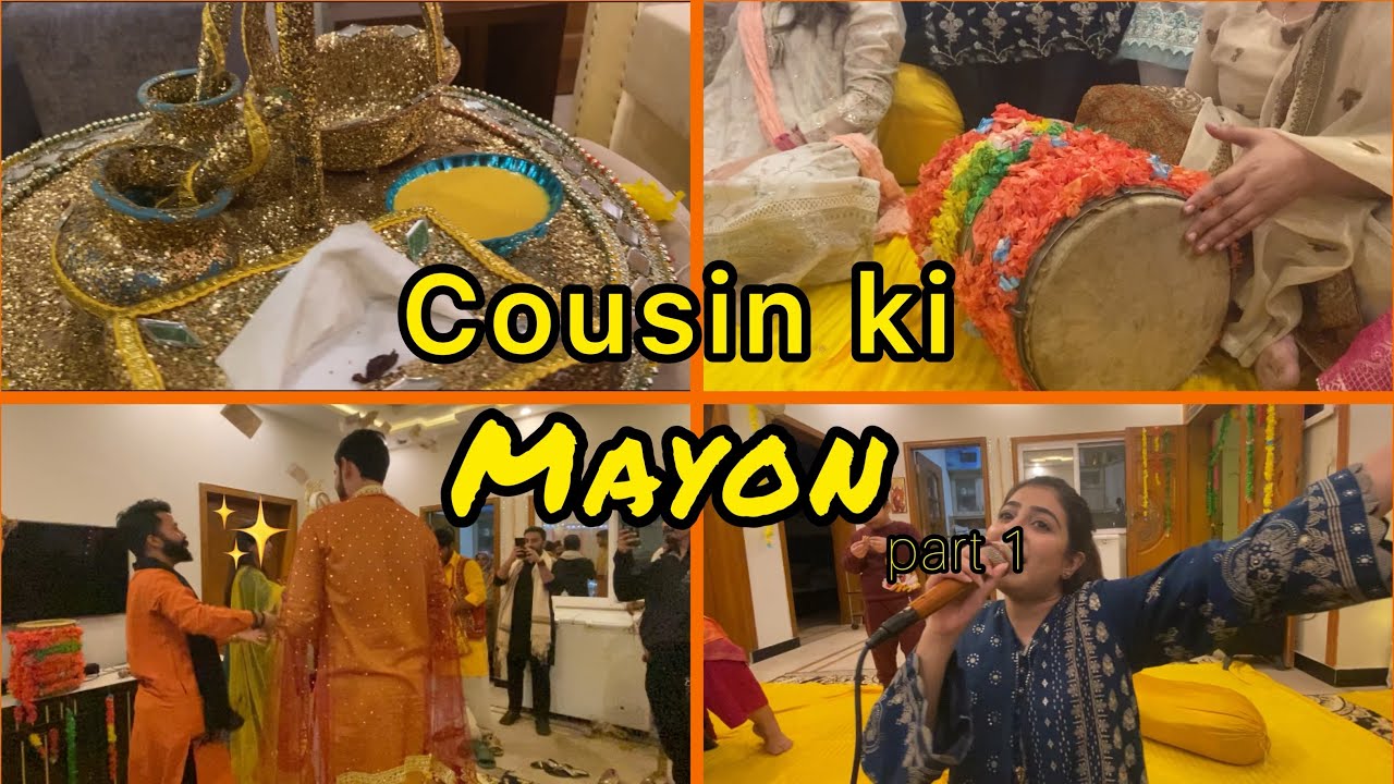 Mayon💛| Shadi part 1💕 Shadi season| Khadija's Vlog - YouTube