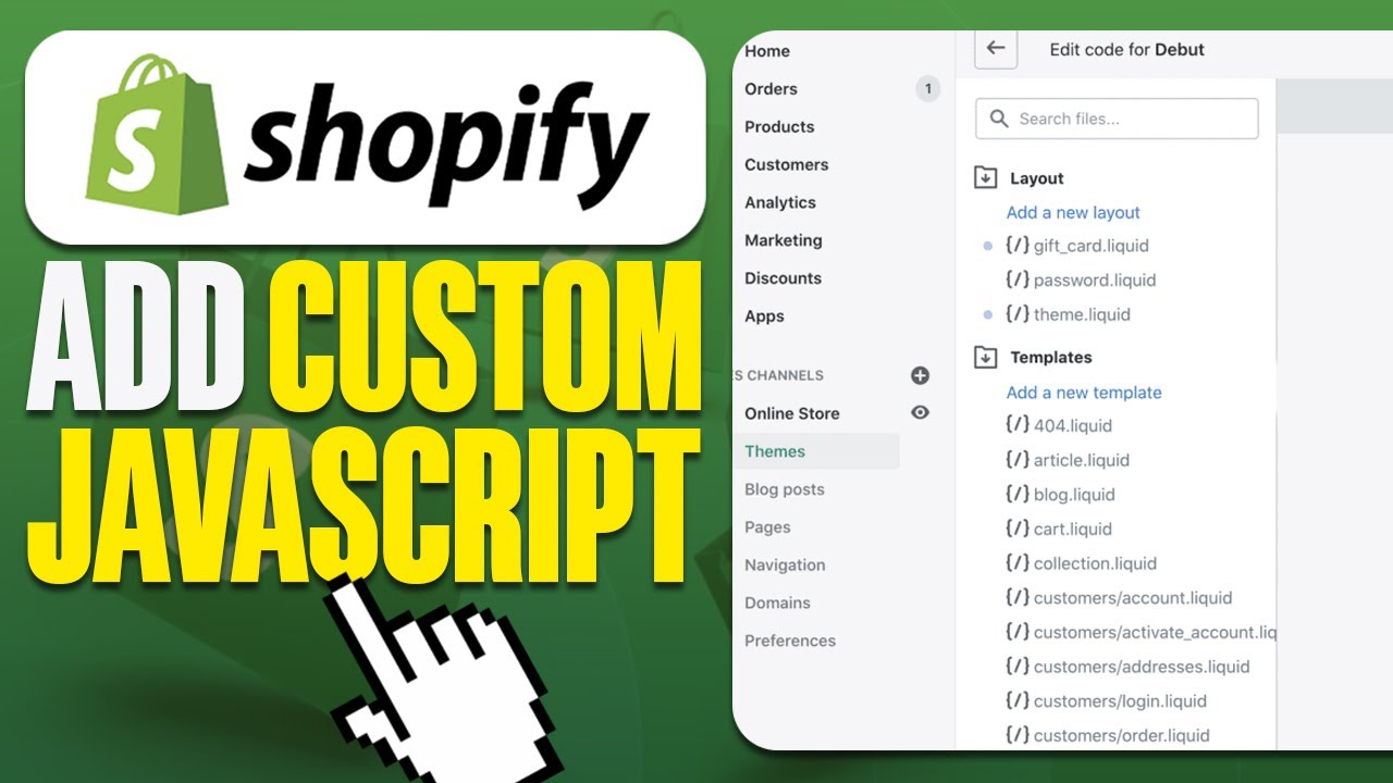 How To Add Custom Javascript To Shopify Store (2025) - YouTube