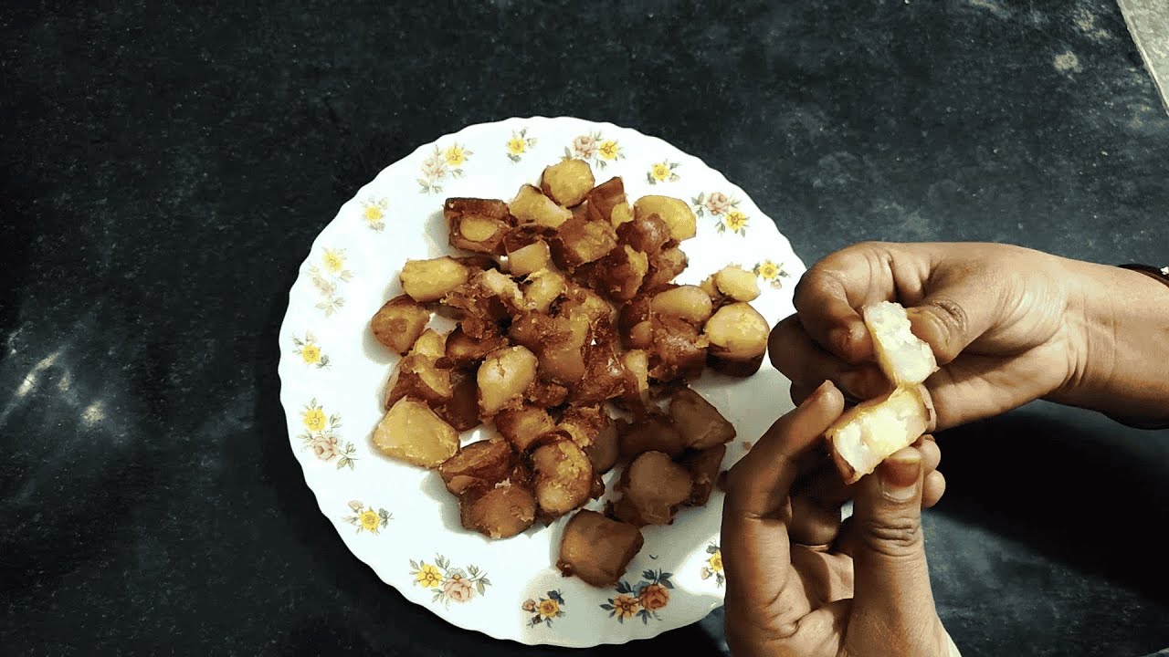 A Healthy snack with Sweet Potato || serve Hot and Sweet Potato with a ...