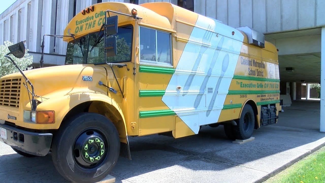 Retired Cleveland school bus transforms into student-operated food ...