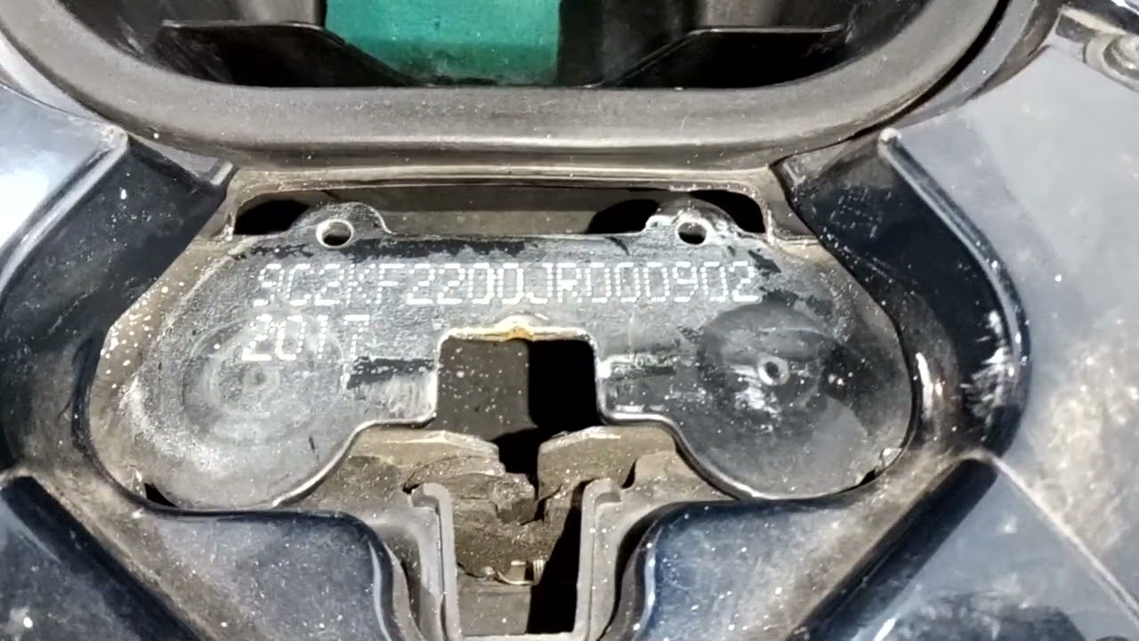 número do motor e chassi da PCX 150 / 2013 - YouTube