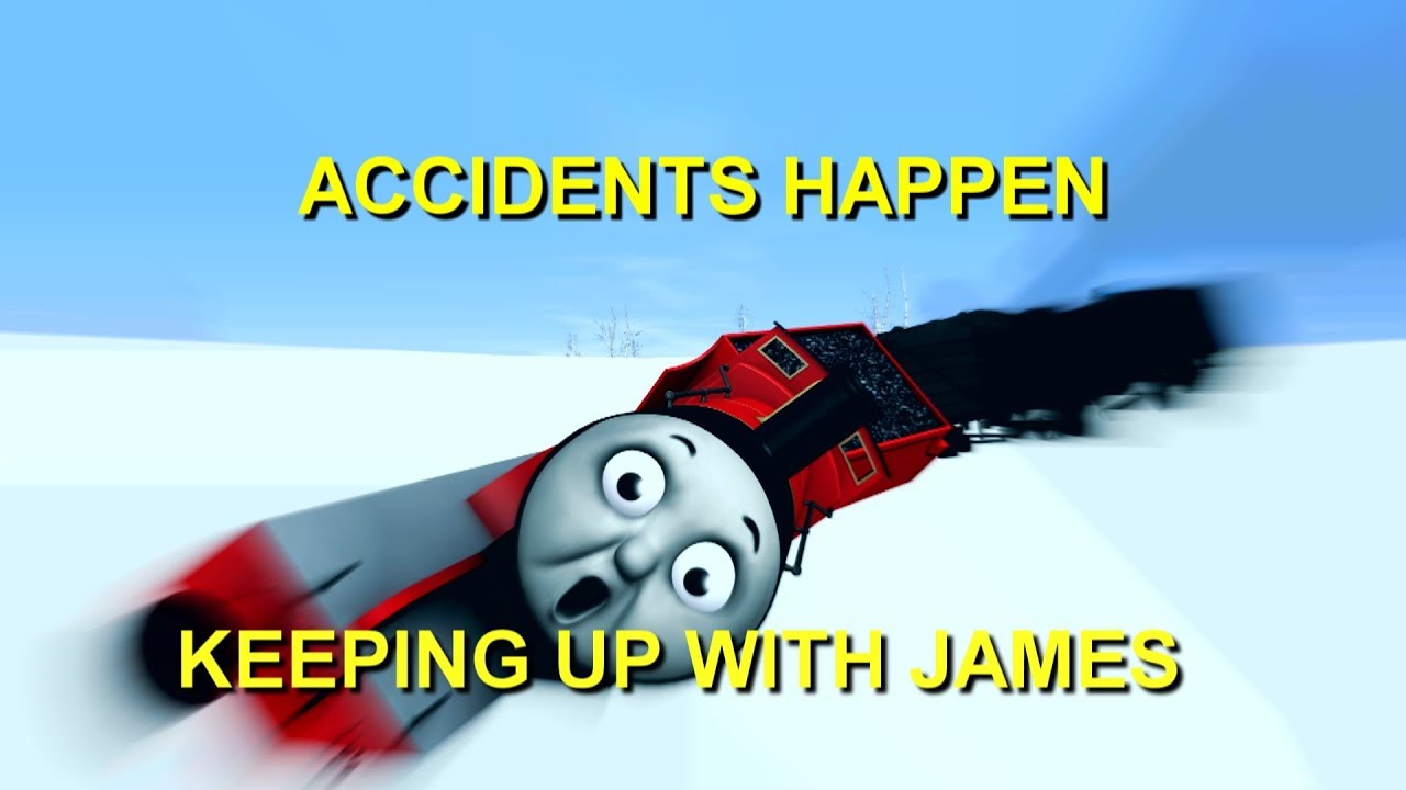 JAMES CRASH INTO THE SNOW | Trainz Remake Clip - Keeping Up With James ...