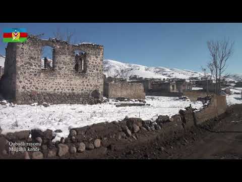 Qubadlı rayonunun Muğanlı kəndindən videogörüntülər
