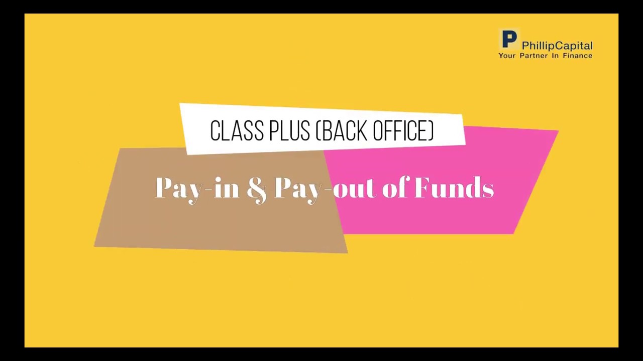 Payin and Payout Process via Class Plus Back Office - YouTube