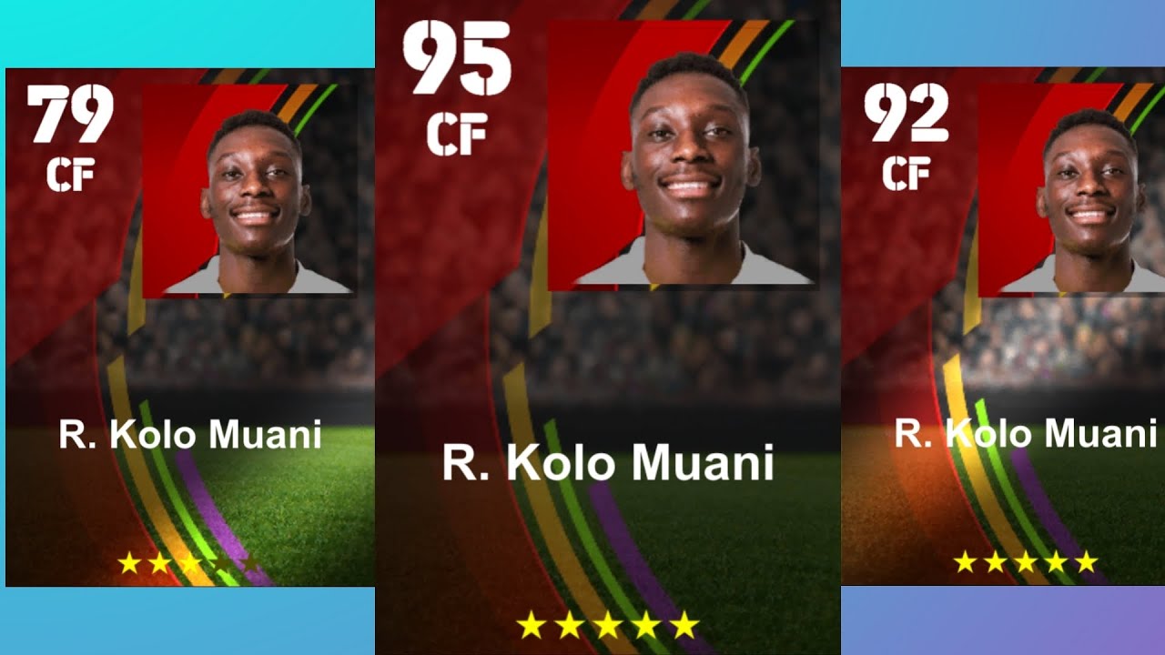 R.Kolo Muani max level efootball mobile Standard player 2023 - YouTube