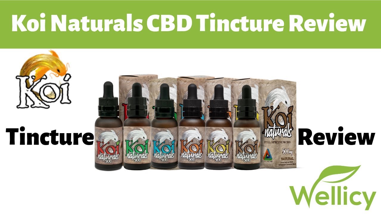 Koi Naturals CBD Tincture Review - YouTube