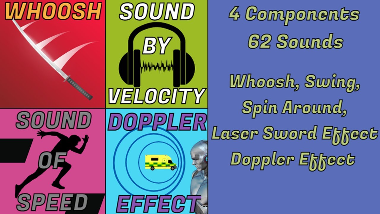 Whoosh Components Showcase Unreal 4 asset - YouTube