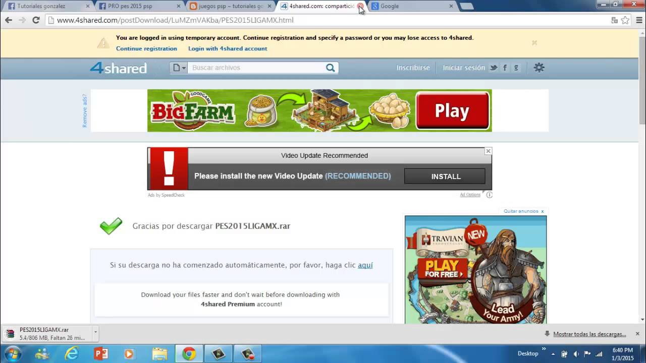 descargar pes 15 liga mexicana para psp - YouTube