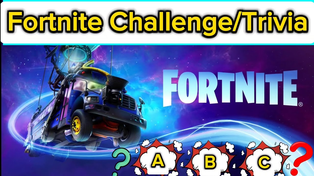 Fortnite Challenge: Test Your Battle Royale IQ - YouTube