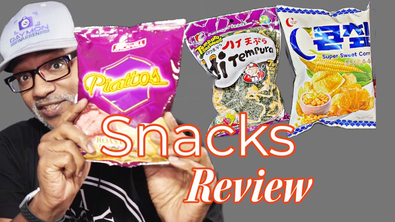 food review Asian market snacks - YouTube