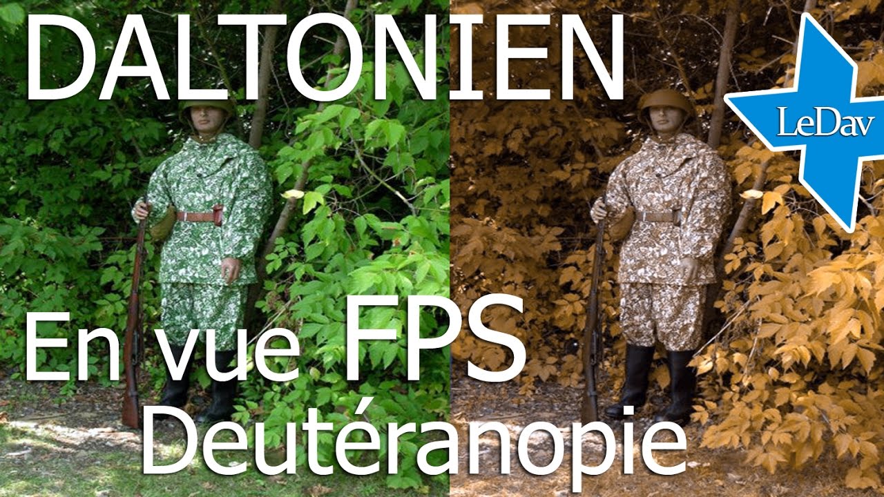 Vision en Deutéranopie à la première personne (DALTONIEN) - YouTube