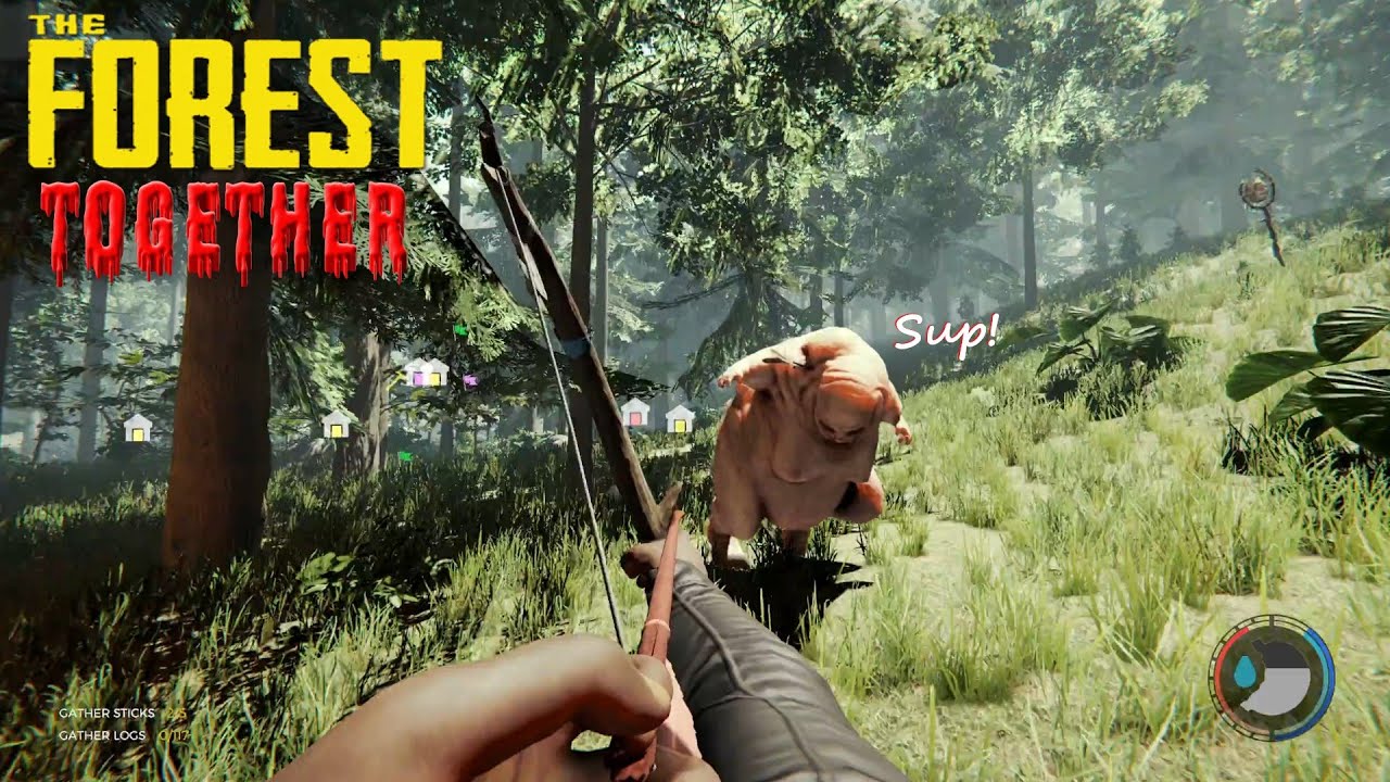 Surviving The Forest Together | Caves, Mutants, and Survival - YouTube