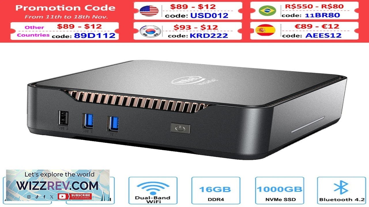 GK3V Mini PC DIY Gaming Computer Intel Alder Lake N100/N95 8GB 16GB ...