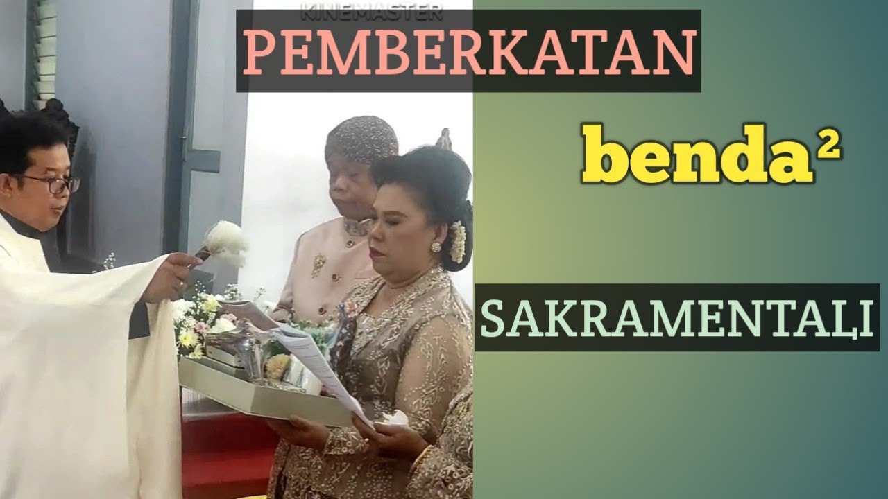 Pemberkatan & penyerahan benda sakramentali. Upacara nikah katolik ...