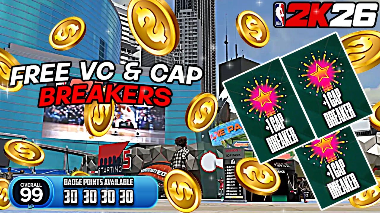 THE 5 EASIEST & FREE CAP BREAKERS TO GET IN NBA 2K26 | FASTEST 99 ...