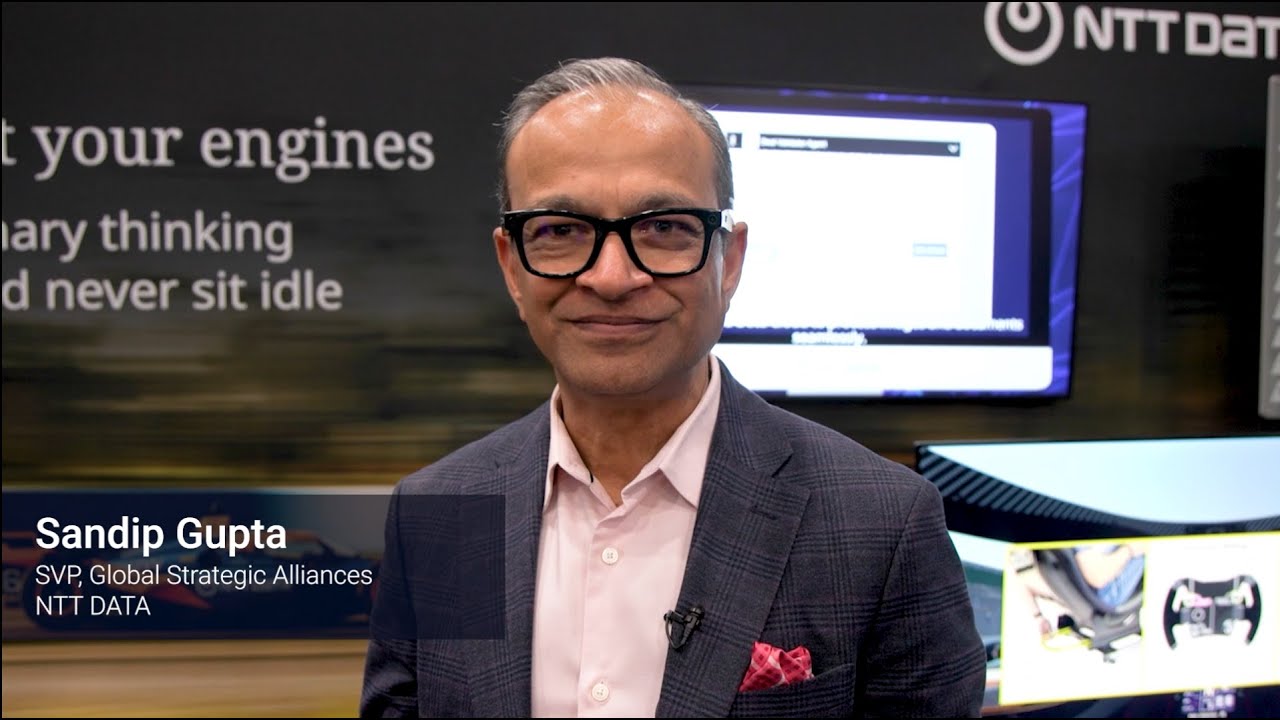 NTT DATA's Sandip Gupta at Dreamforce 2025 - YouTube