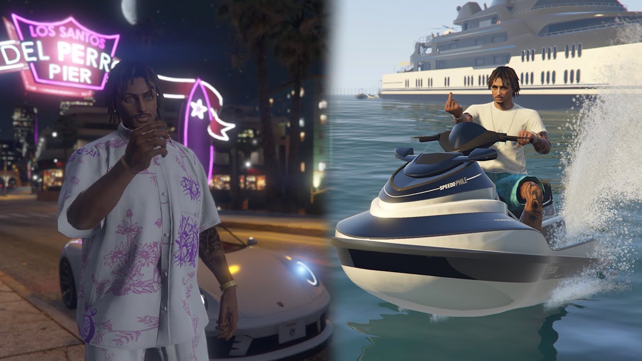 DRIPPY MIAMI INSPIRED OUTFITS IN GTA 5 ONLINE🌴| TUTORIAL - YouTube