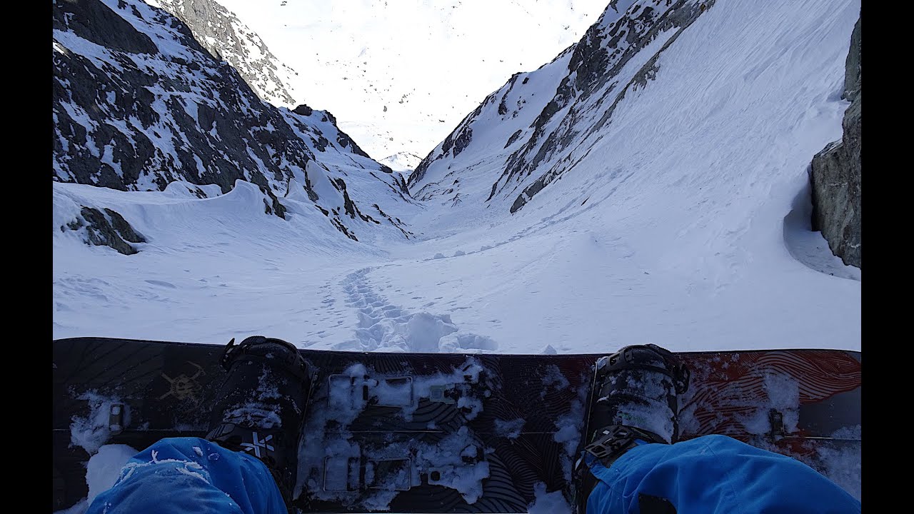 Splitboarding al Couloir Bianco - YouTube