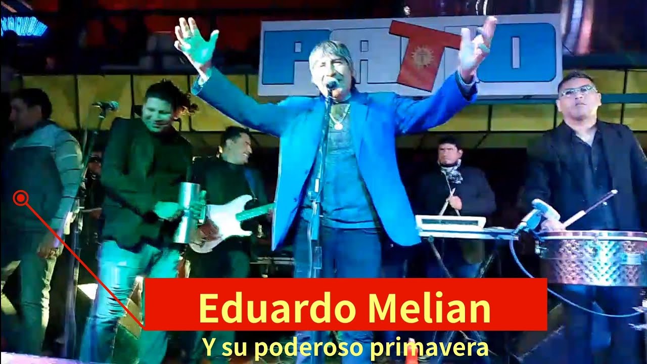 Eduardo Melian y su poderoso primavera en vivo 2022 Patio santiagueño ...