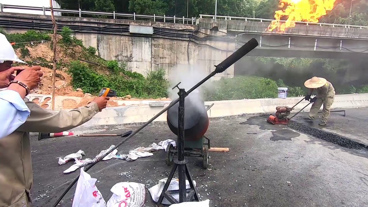 Thi công khe co giãn FEBA - YouTube