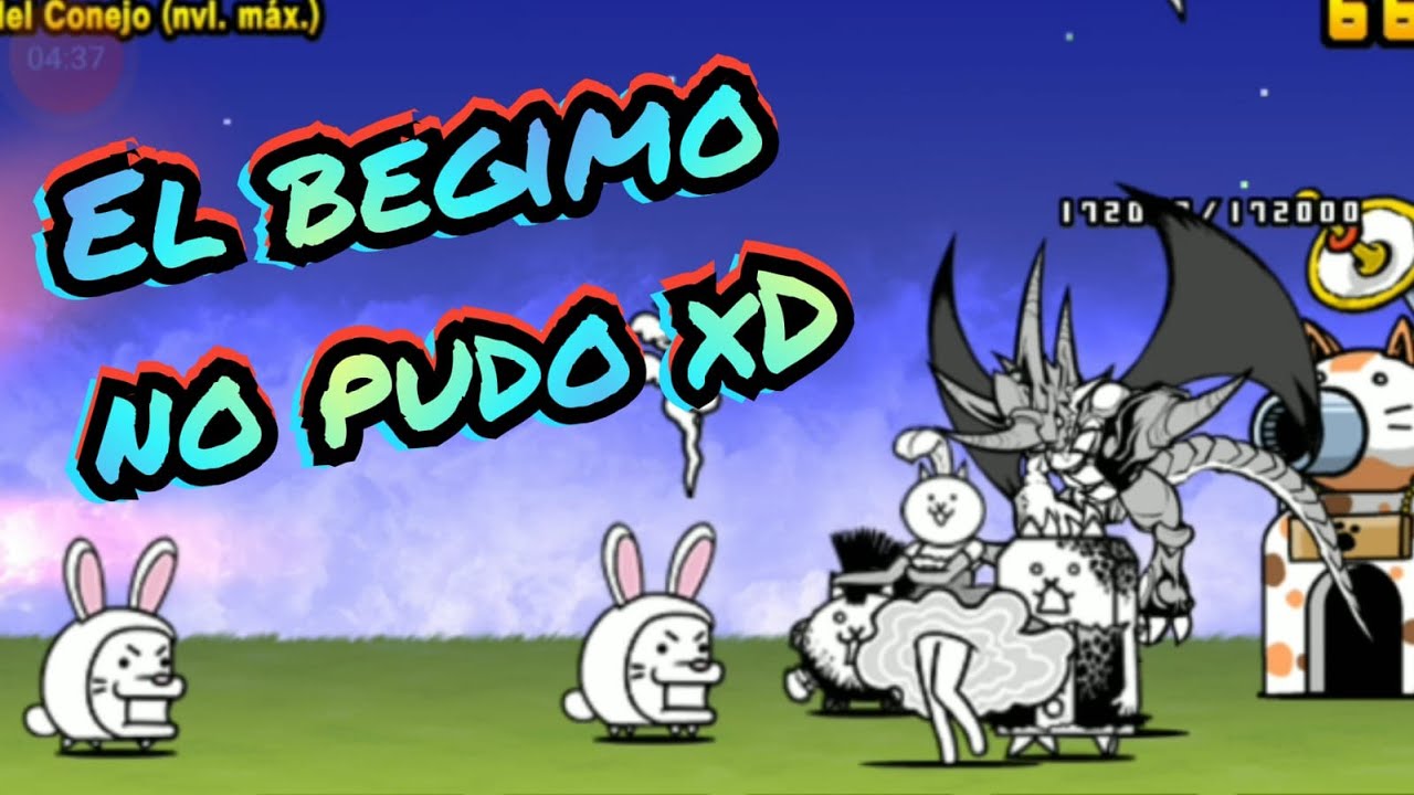 CONEJITOS DURMIERON AL BEGIMO xD | THE BATTLE CATS - YouTube
