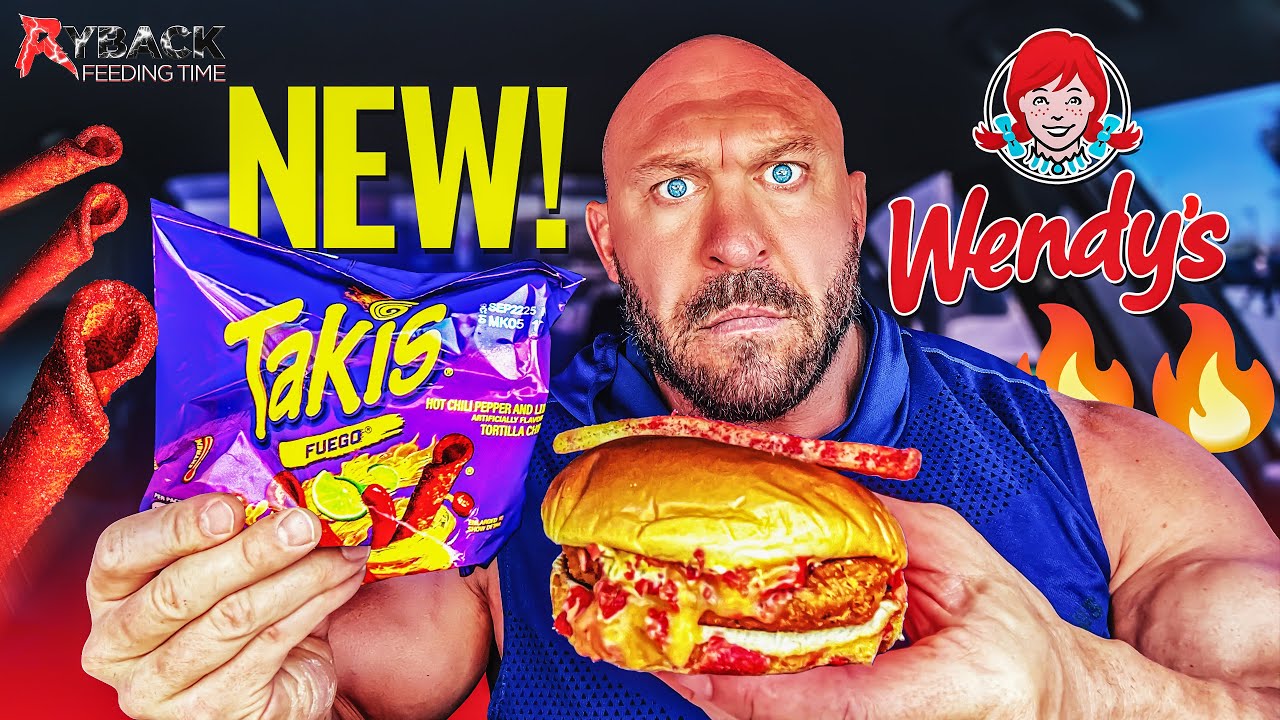 🔥🔥 SPICE CHALLENGE?! Trying Wendy’s NEW Takis Fuego Chicken & Fries ...