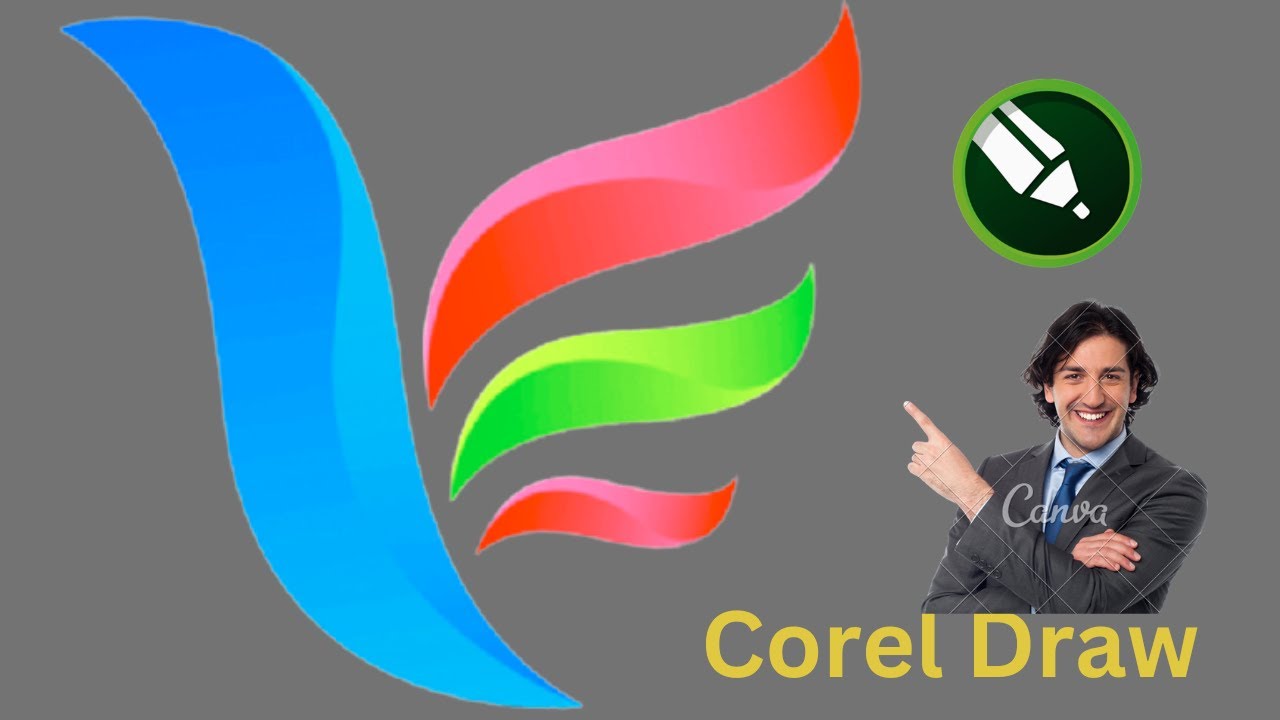 Coreldraw me Logo design tutorial // How to make Design #logo #design # ...