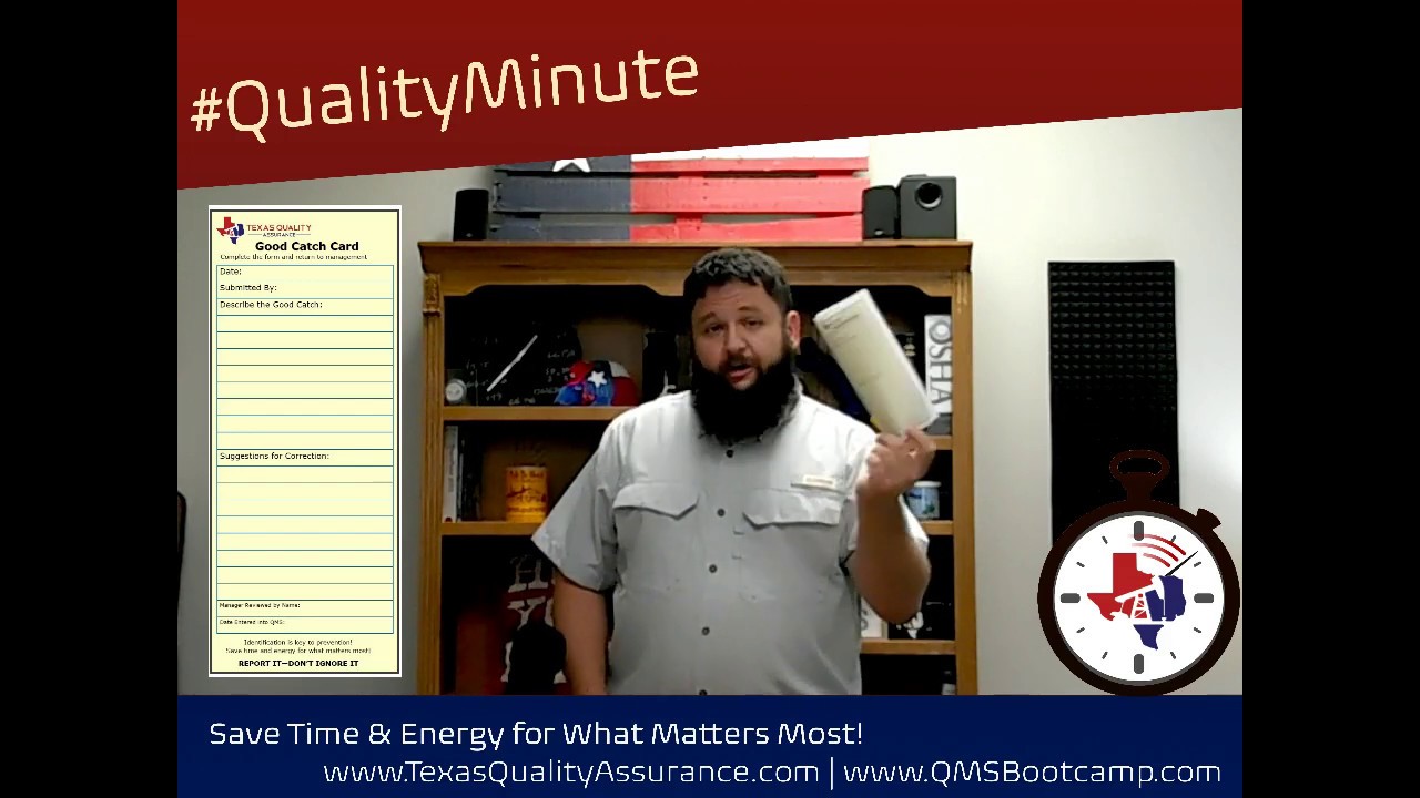 #QualityMinute - Good Catch Card - YouTube