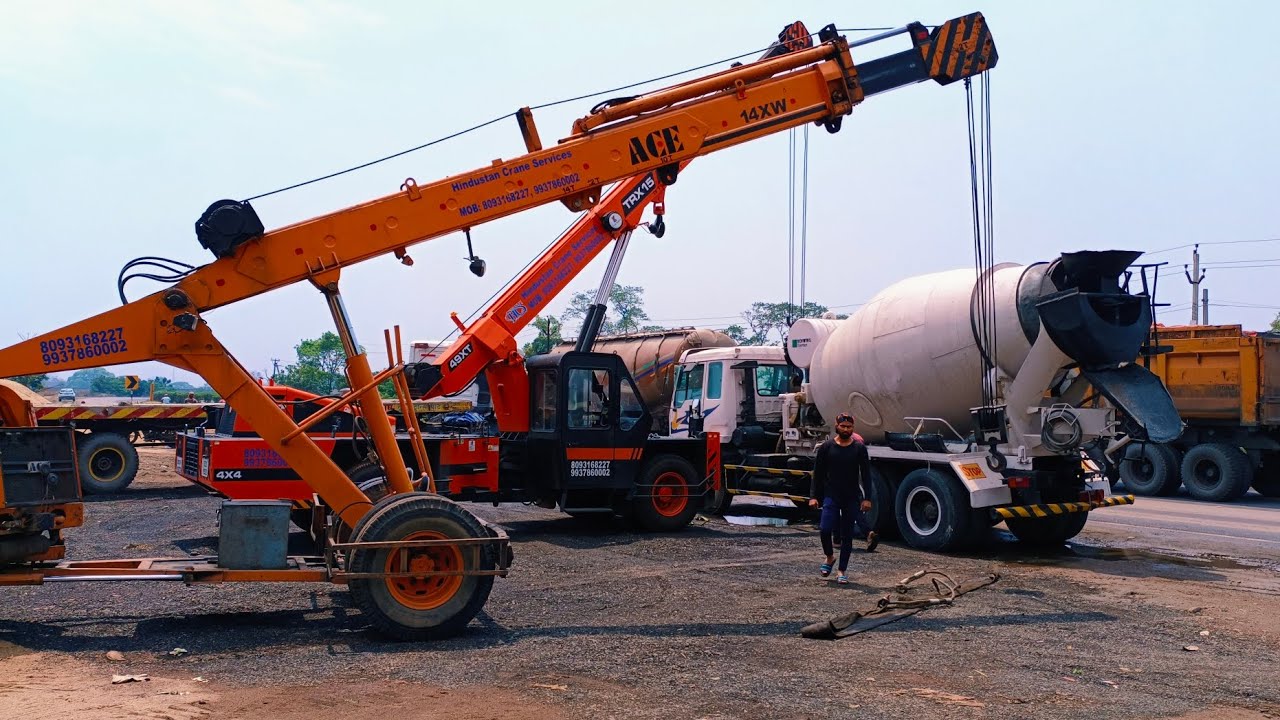tanker gadi on loading Jharsuguda Odisha Hindustan crane service 👍 24 ...