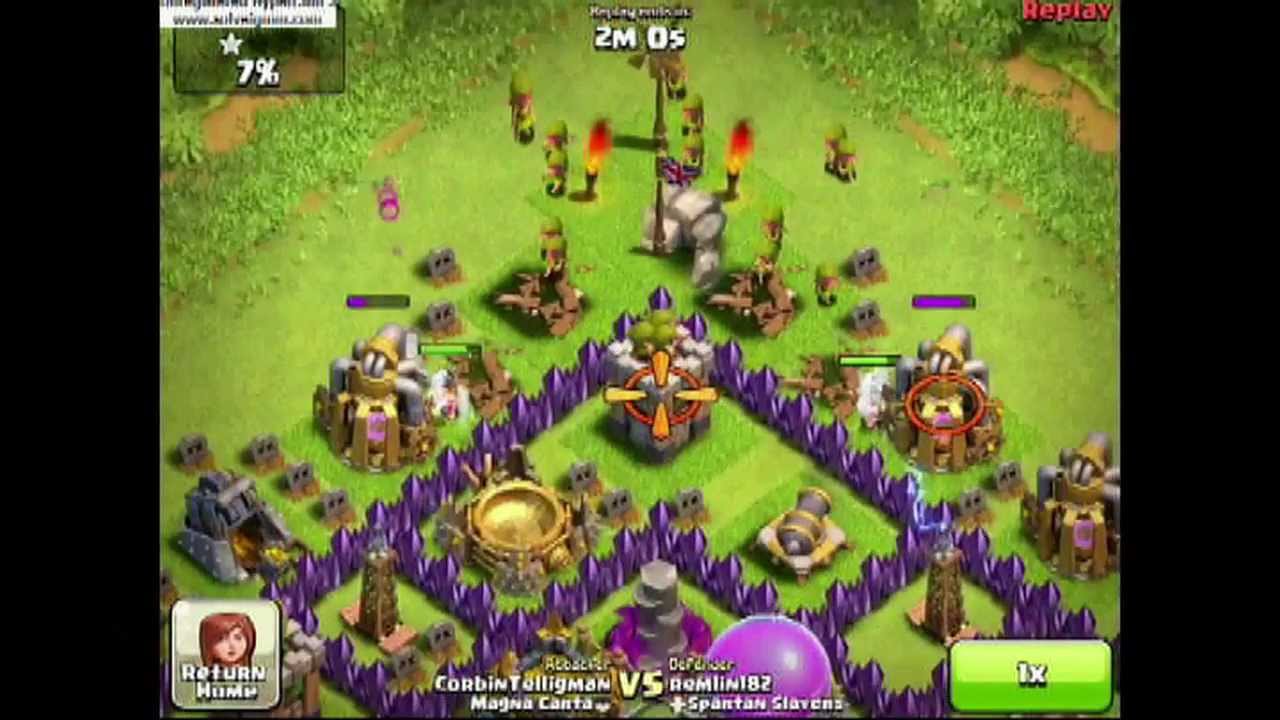 EPIC WITCH and GOLEM Attack! - Clash of Clans - YouTube