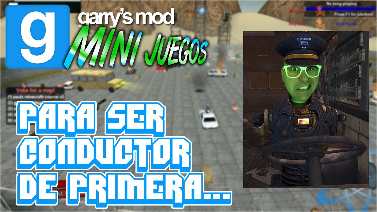 GARRYS MOD - GMOD - MINI JUEGOS - AUTOBUSERO DE PRIMERA! - YouTube