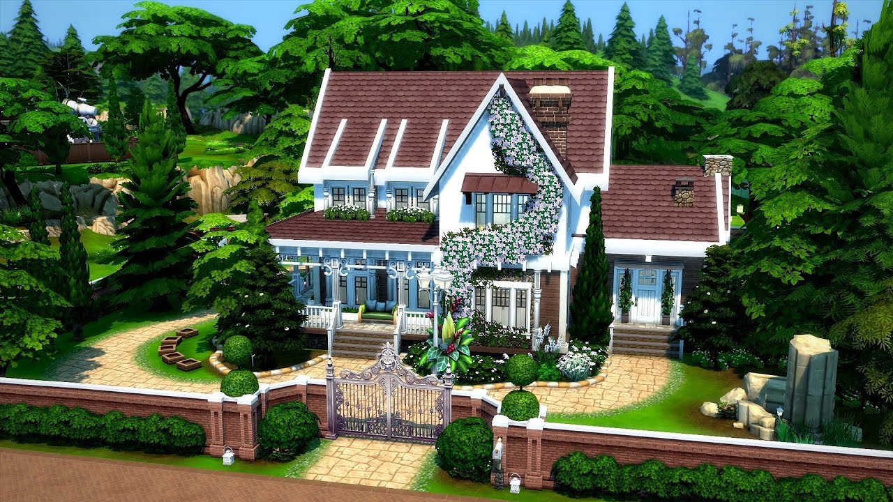 The Sims 4 || Speed Build || Bridge End Drive - YouTube