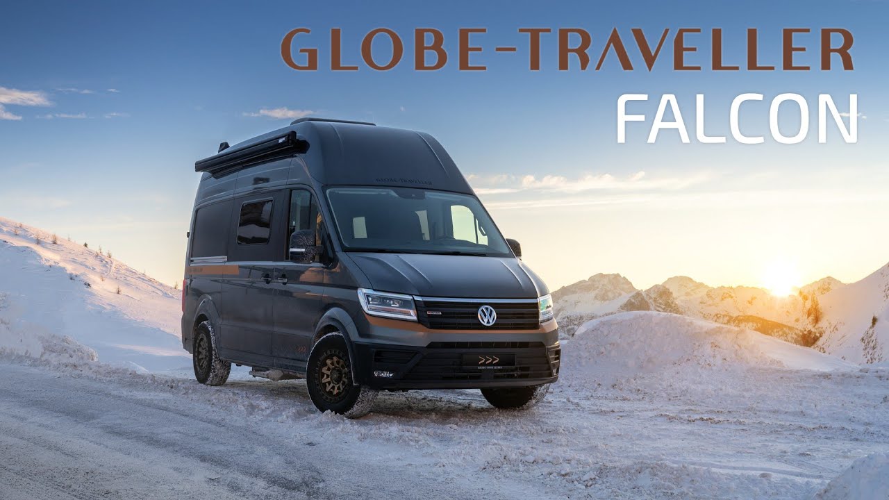 Globe-Traveller Falcon 2XS 2023, VW Crafter, fully winterised. - YouTube