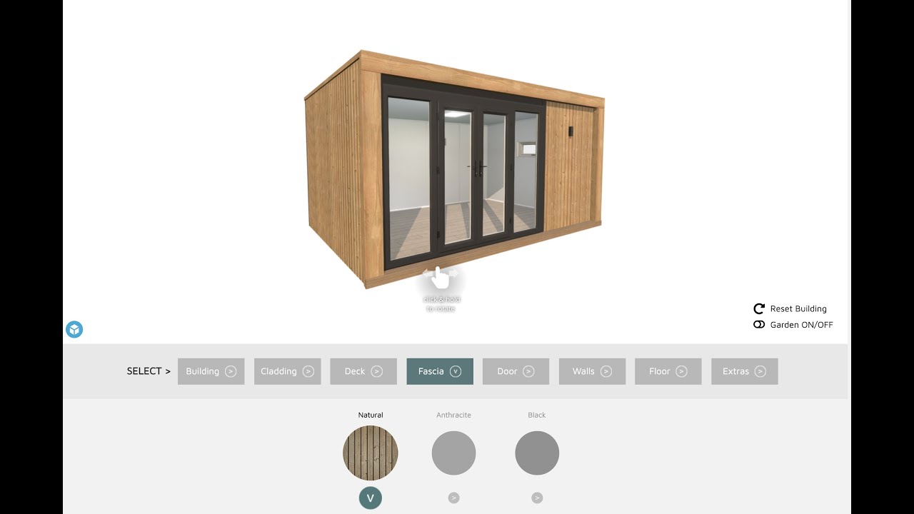 Garden Room 3D Product Configurator | Sketchfab Configurator - YouTube