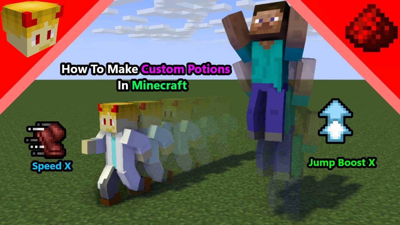 How To Make Custom Potions In Minecraft 1.19.50 - YouTube