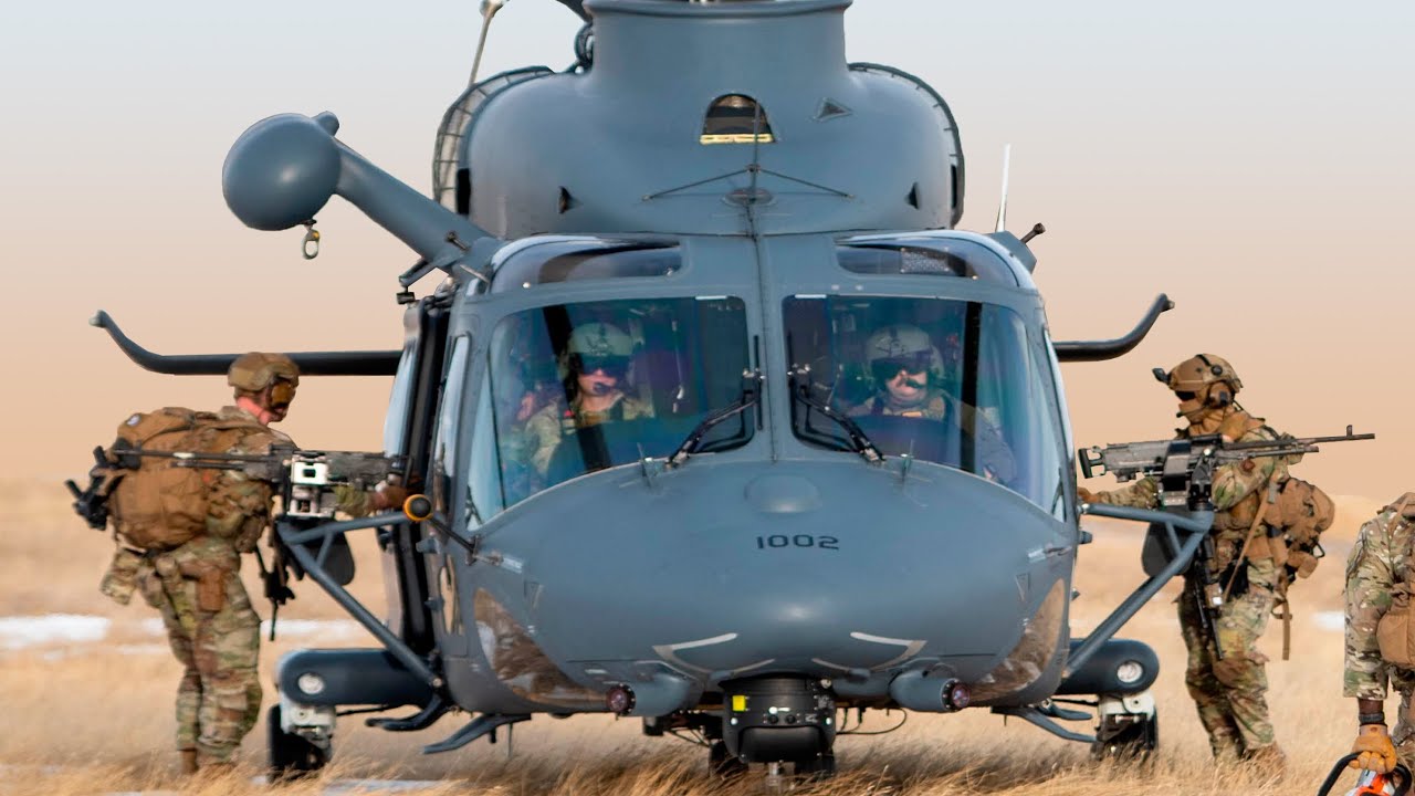 US Air Force Tests the New MH-139A Grey Wolf Helicopter - YouTube