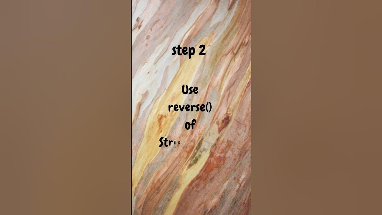 Reverse String in Java part 2 - YouTube