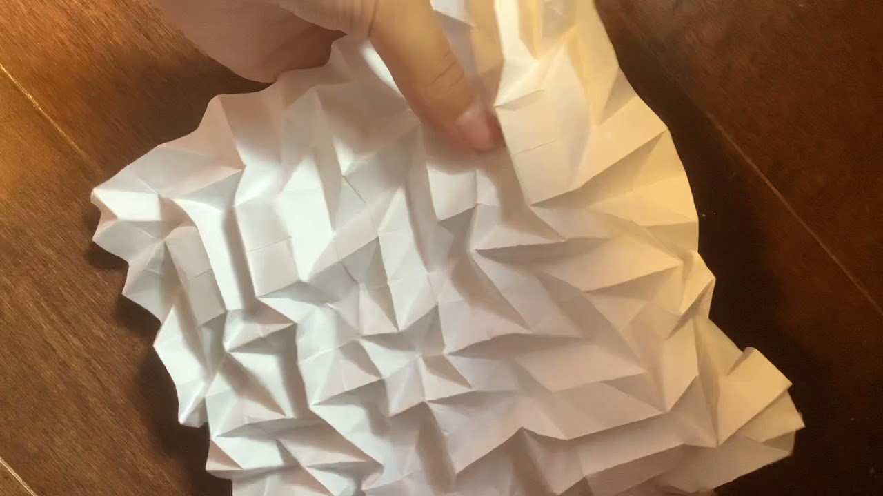 Flasher tessellation crease pattern! - Designed By Joshes World - YouTube