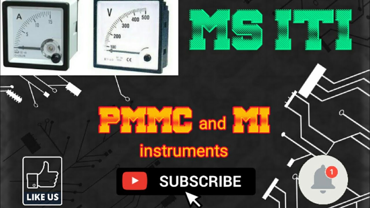 Basic instruments||pmmc||MI||voltmeter||ammeter - YouTube