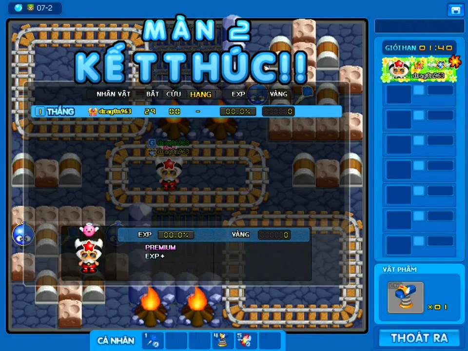 Boom Online Crazy Arcade DrAg0n963 Rank SS Boss Thạch nhân 7 1P - YouTube