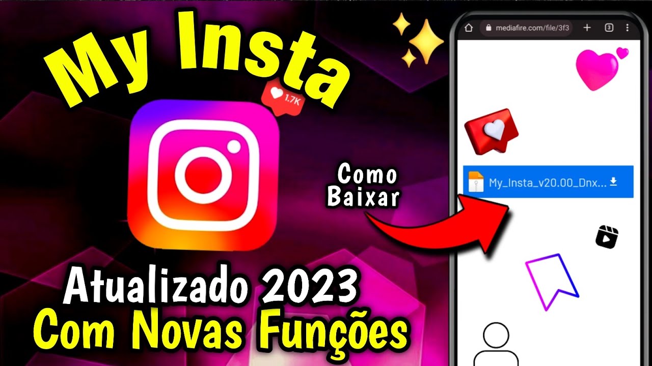 SAIU🔥COMO BAIXAR MY INSTA ATUALIZADO 2023 COM NOVAS FUNÇÕES (Novo ...