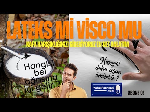 VİSCO MU LATEKS Mİ DOĞAL LATEX VS VİSCO KARŞILAŞTIRMASI EN NET ANLATIM KAFANIZ KARIŞMASIN