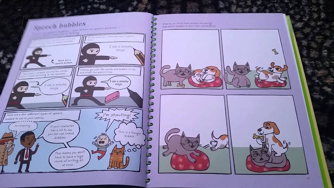 Write And Draw Your Own Comics Usborne Books And More YouTube Write And Draw Your Own Comics Usborne Books And More YouTube