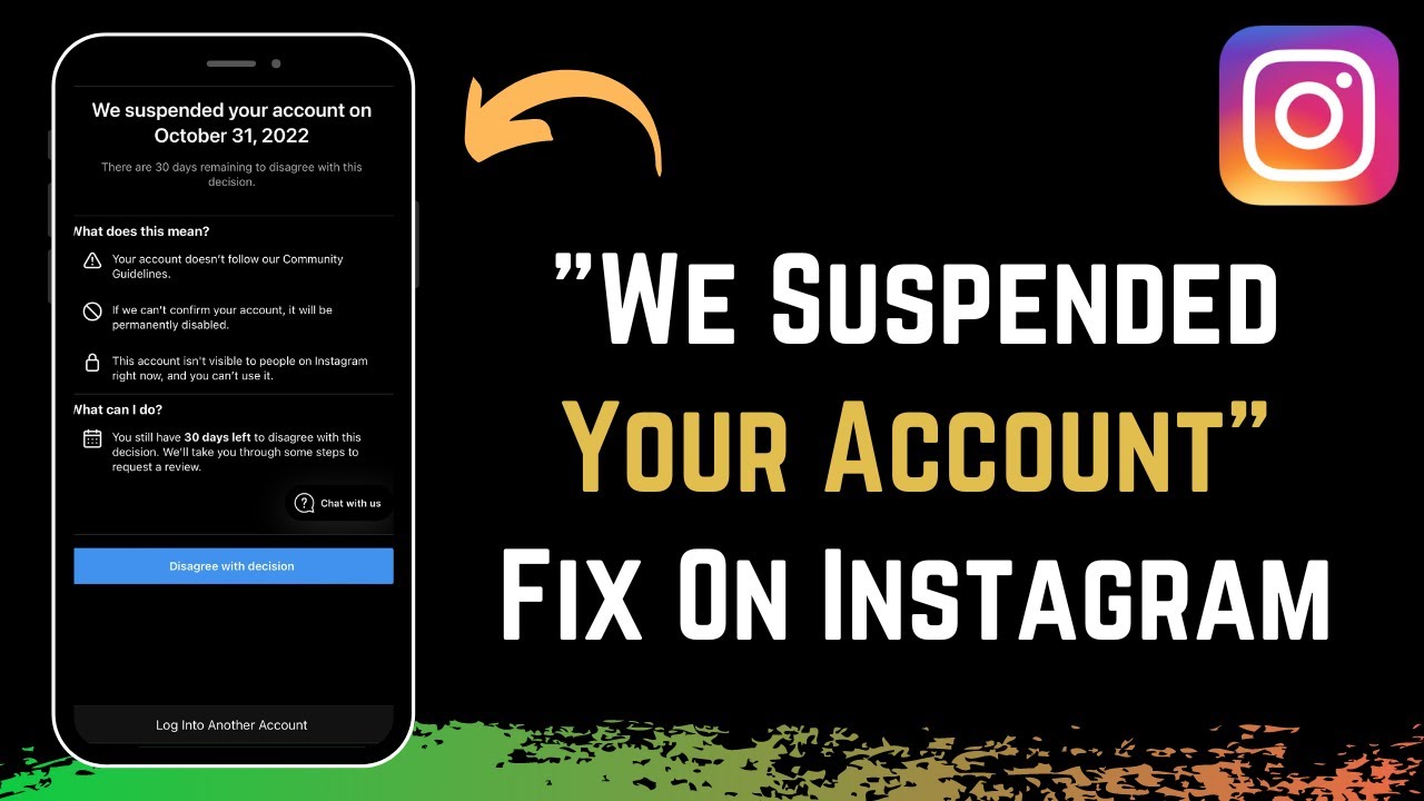 How to Fix We Suspend Your Account Instagram ! - YouTube